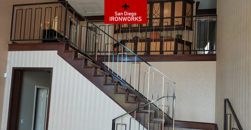 Recent Iron Stairs Installation by San Diego Iron Works in Escondido ...